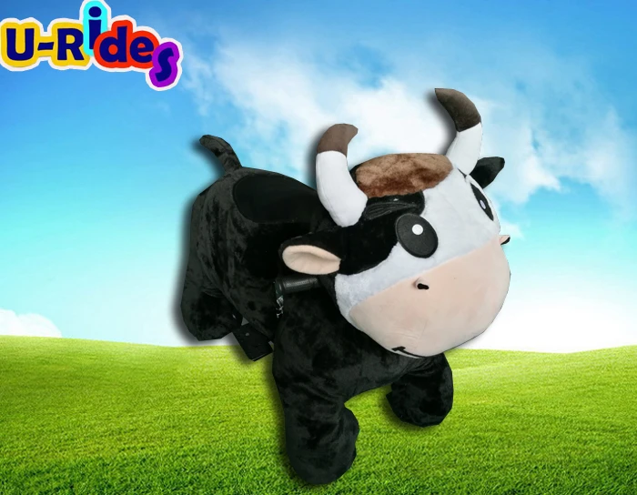 Cow Animal Kiddie Ride Walking Animal For Shopping Mall - Buy Kiddie ...