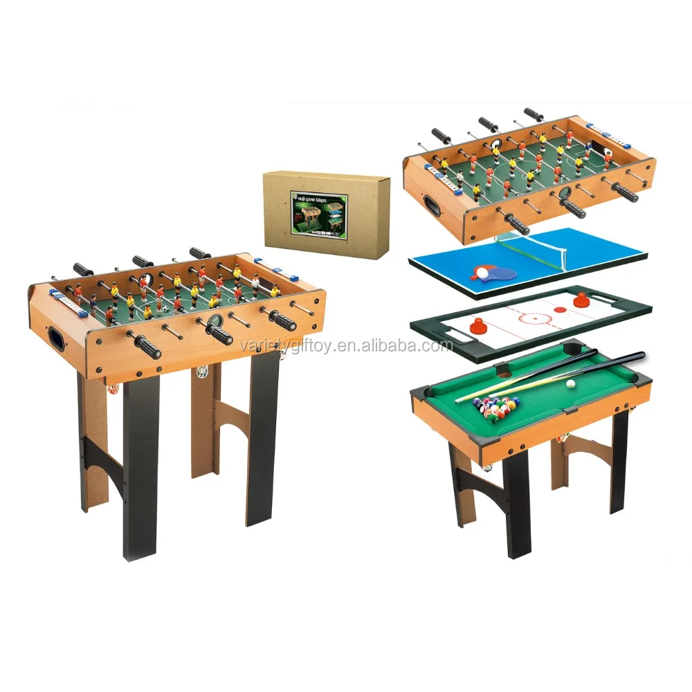 Foldable 4 in 1 Multi Game Table Kids Play Indoor Table 4 Different ...