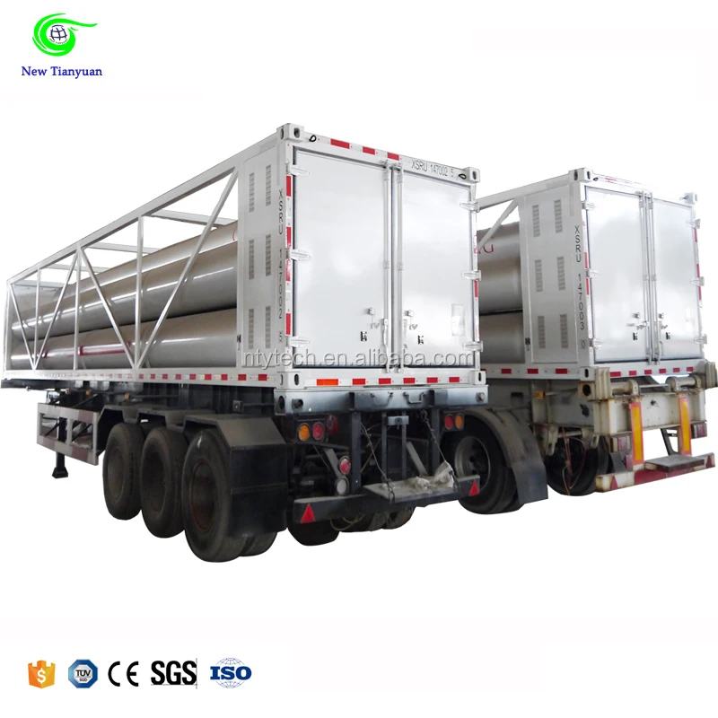 Loading Volume 8000nm3 Working Pressure 25mpa Ce-tped Certified 40-feet ...