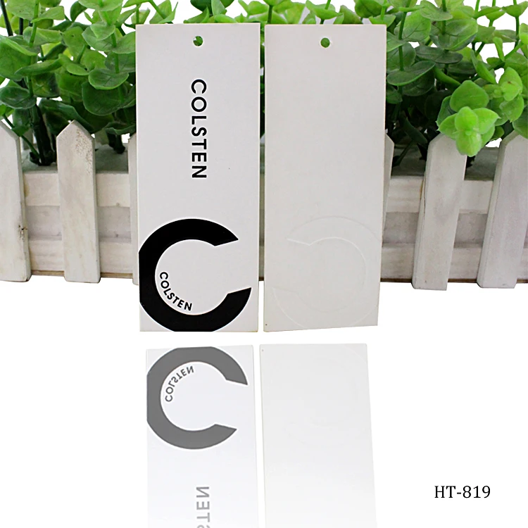 Custom Single Or Double Copper Paper Cardboard Bottle Neck Hang Tag For ...