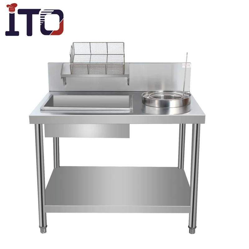Cheap Chicken/meat/breading Table Machine - Buy Counter Table For ...