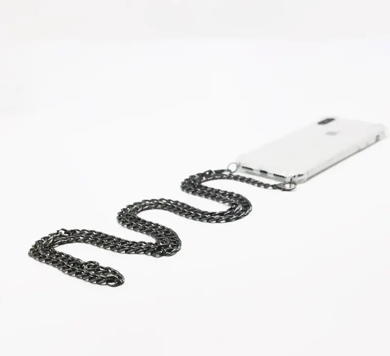 Crossbody Necklace Metal Chain Case Shockproof Back Cover Protective ...