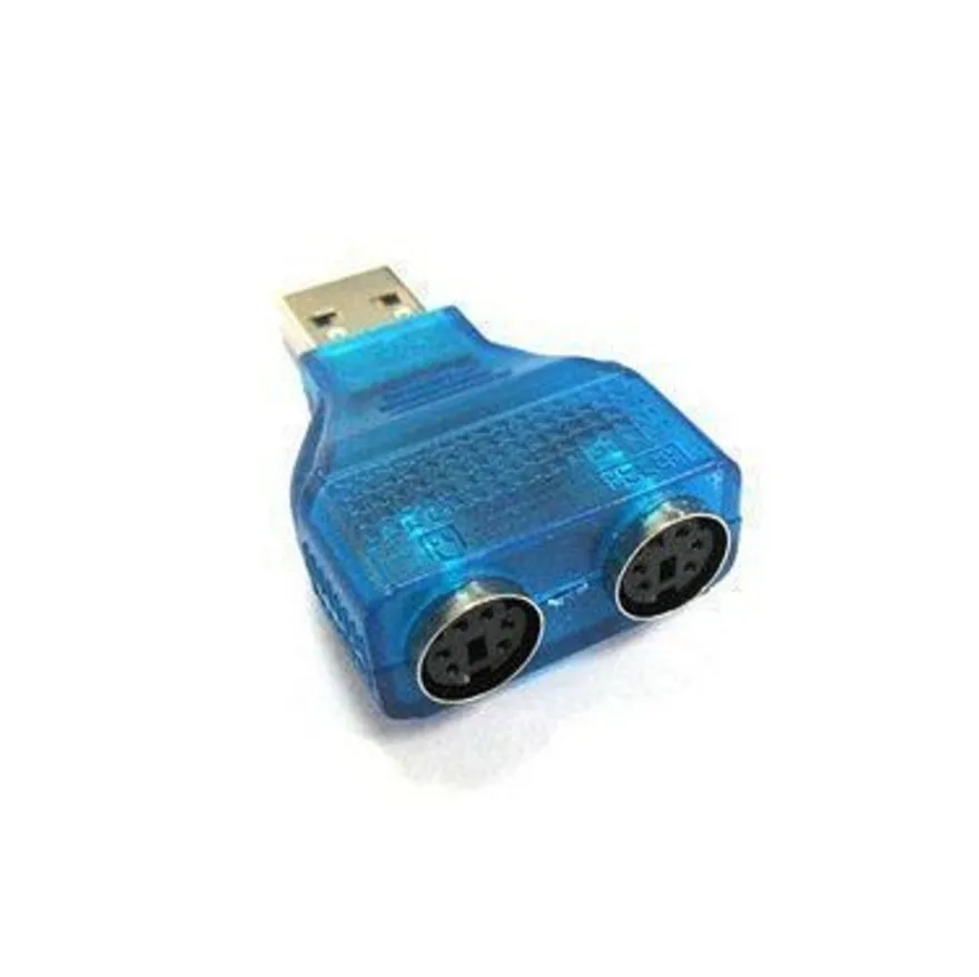 USB 2.0 to Dual PS2 Converter Splitter Adapter Lead for Keyboard Mouse ...