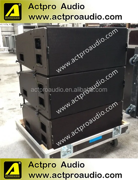 Kudo Dual 12 Inch Line Array Speaker Three Way Line Array System Pro ...