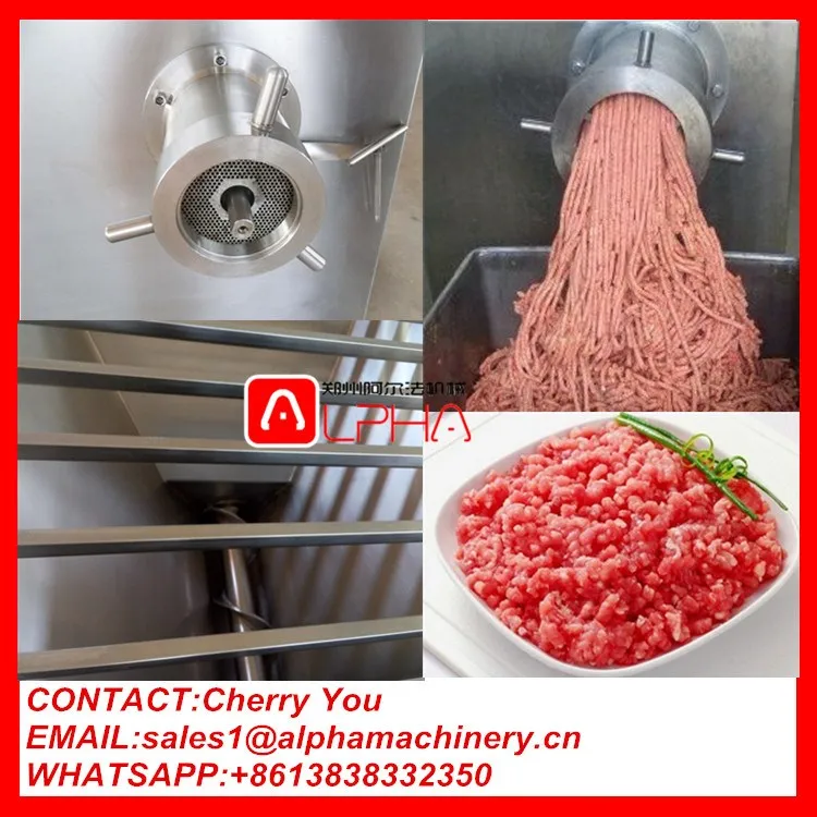 Industrial Meat Mincer/ Meat Mincing Machine/ Meat Grinding Machine ...