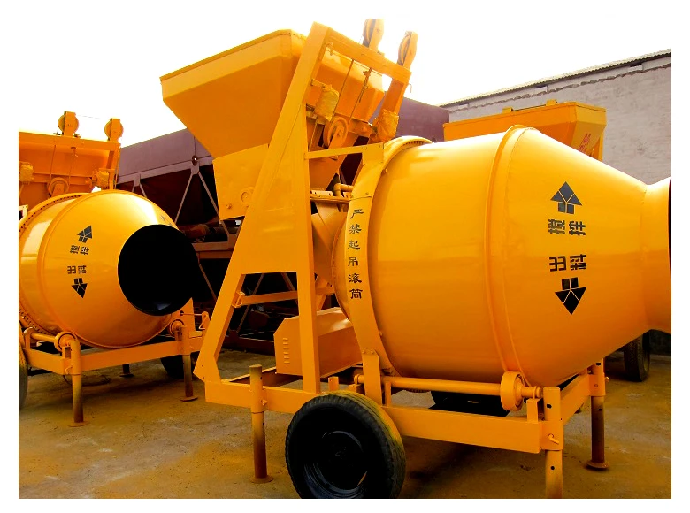 JZC350 Skip Hoist Concrete Mixer - High Efficiency & Durability