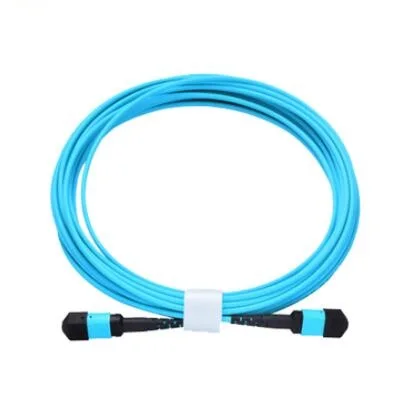 Mpo Optic Fiber Cable Om4 12core Female Mtp/mpo Patch Cord - Buy 12 ...