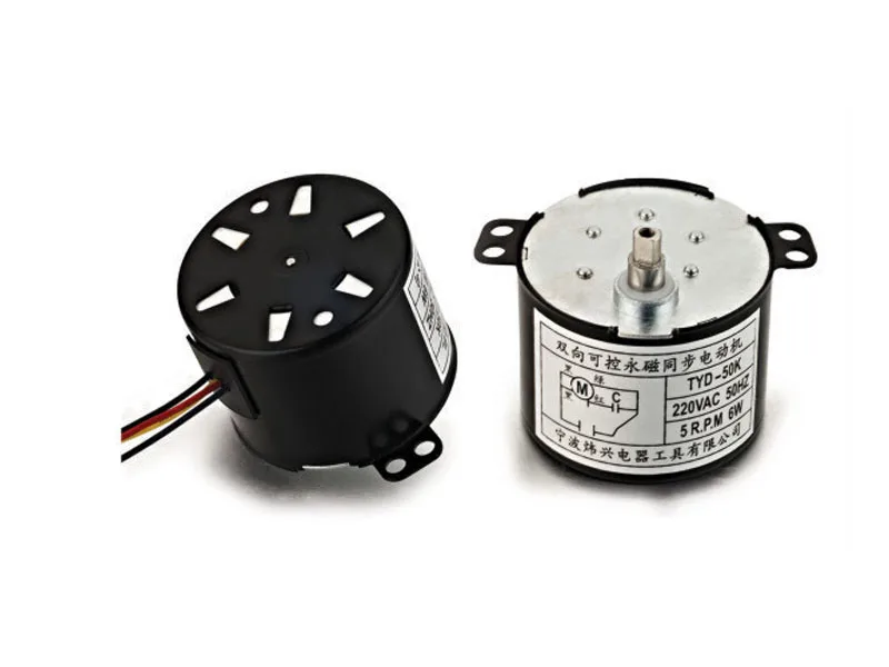 50ktyz Permanent Magnet Synchronous Motor 220v Ac Micro Slow Speed ...