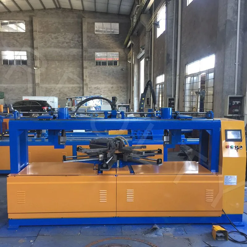 Duct Angle Steel Automatic Round Flange Making Cnc Machine - Buy Round ...