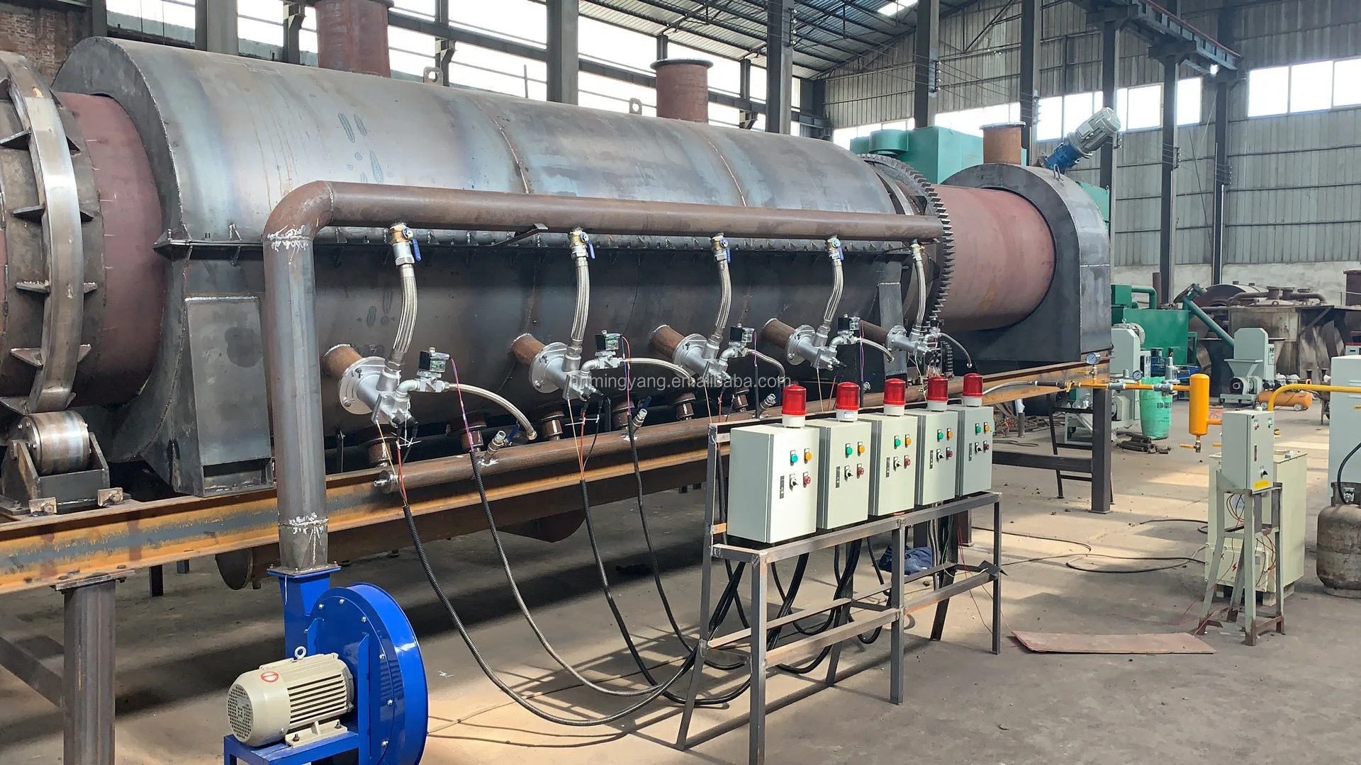 Continuous Carbonization Furnace - Efficient Charcoal Making