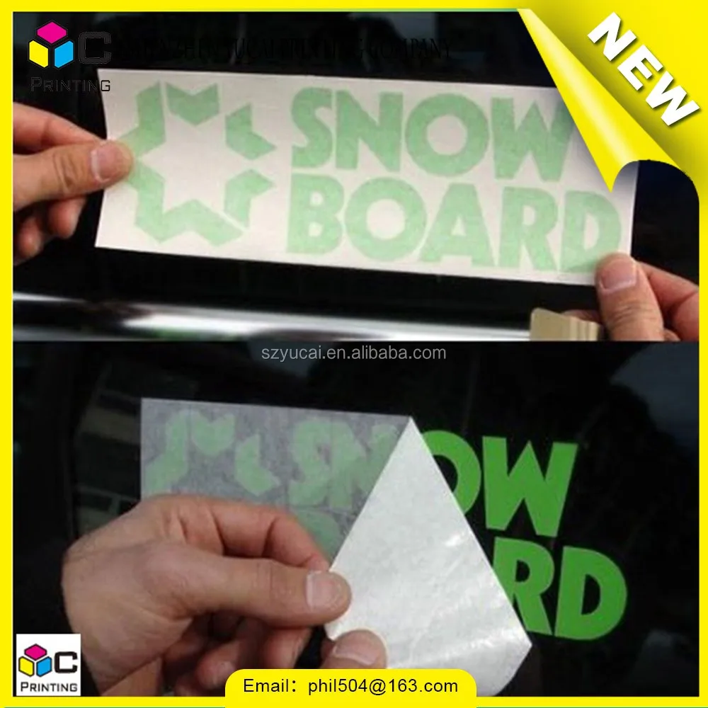 Custom Any Shapes Die Cut Windshield Adhesive Car Window Sticker - Buy ...