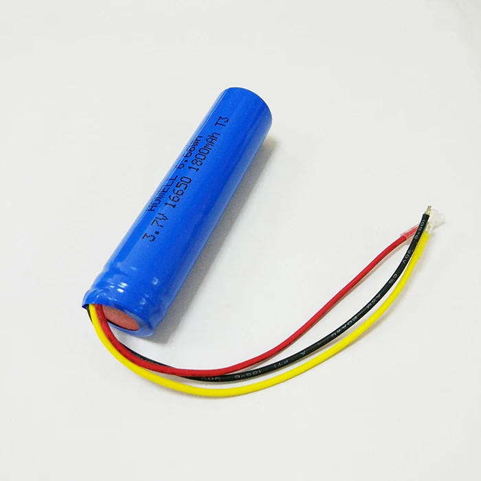 Cylindrical 16650 Lithium Ion Battery - 1800mah, 3.7V