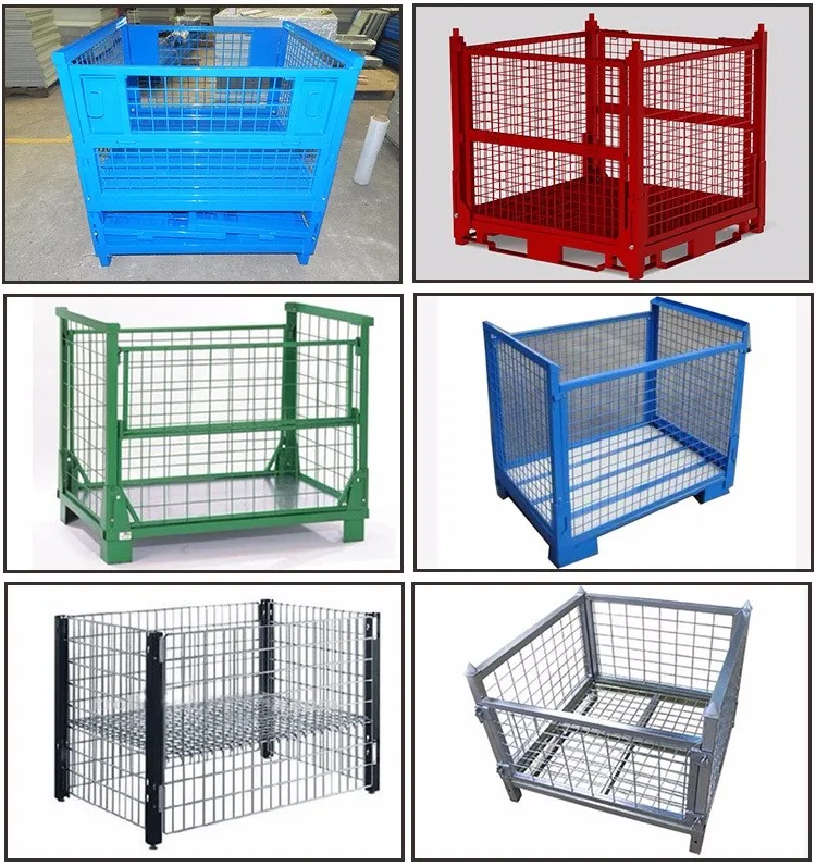 Foldable Steel Mesh Box Pallet - Buy Mesh Box,Steel Mesh Box,Steel Mesh ...