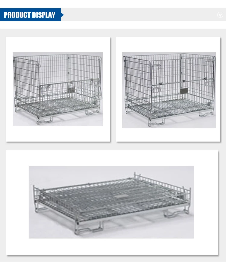 1200x1010xH1200 F28 PET Preform Bin Pallet Cage Box Wire Metal ...