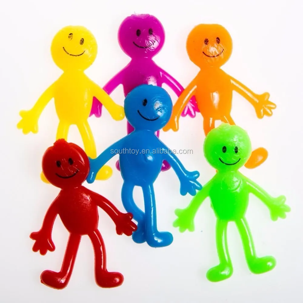 Stretch Smiley Face Sticky Guys Smile Face Stretch Figures For Goody ...