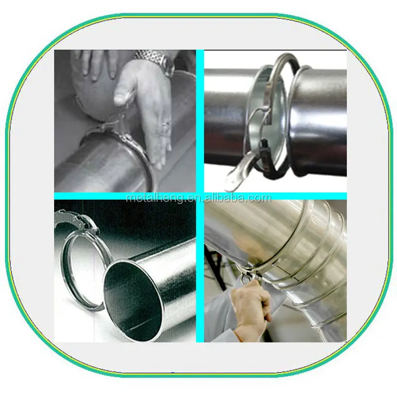 Spiral Air Modular Round Duct Clamp for Dust Extraction