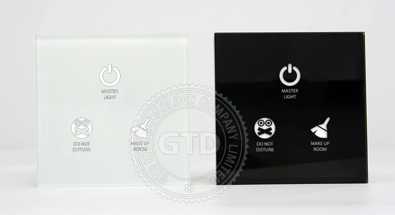 3 Way Touch Switch Rs485 Modbus Protocol Smart Hotel Room Control ...