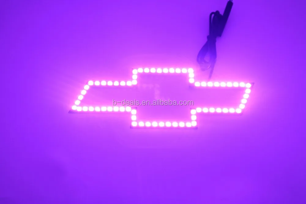 Chevy Bowtie LED RGB Halos - Color Changing Emblems