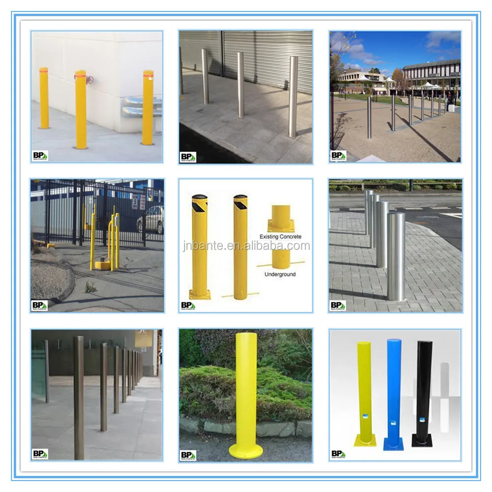 Parking Bollard Stainless Steel Concrete Bollards For Australian Market ...