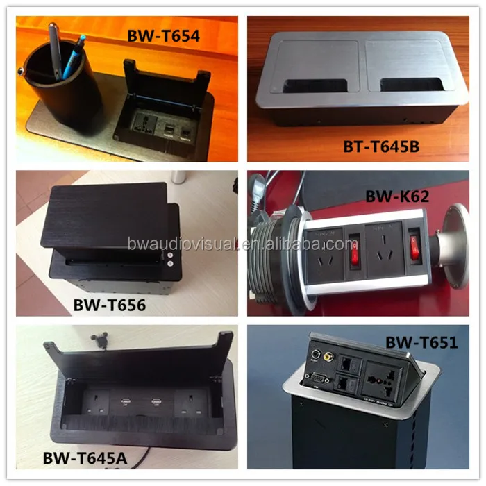 Av System Conceal Computer Desktop Power Socket/ Desk Receptacle - Buy ...