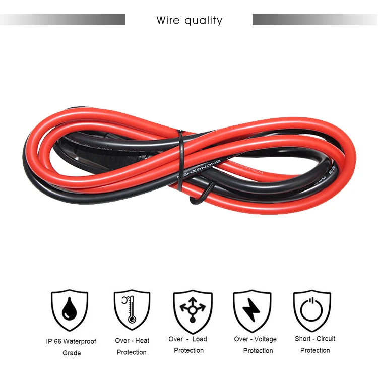 12FT SAE Connector to SAE Quick Release Extension Cable 16 Gauge ...