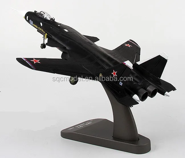 1:72 Diecast Military Model Su-47 Russian Fighter Plane Models - Buy ...