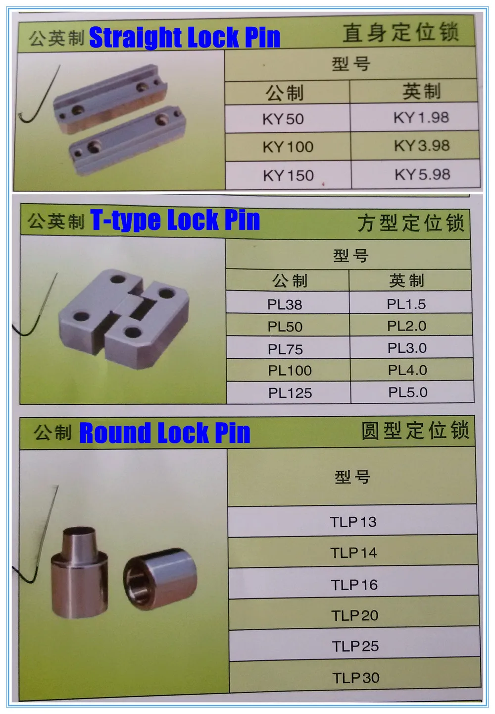 Taper Lock Pin Conical Lock Pin Guide Pin Auxiliary - Buy ガイドピンのための ...