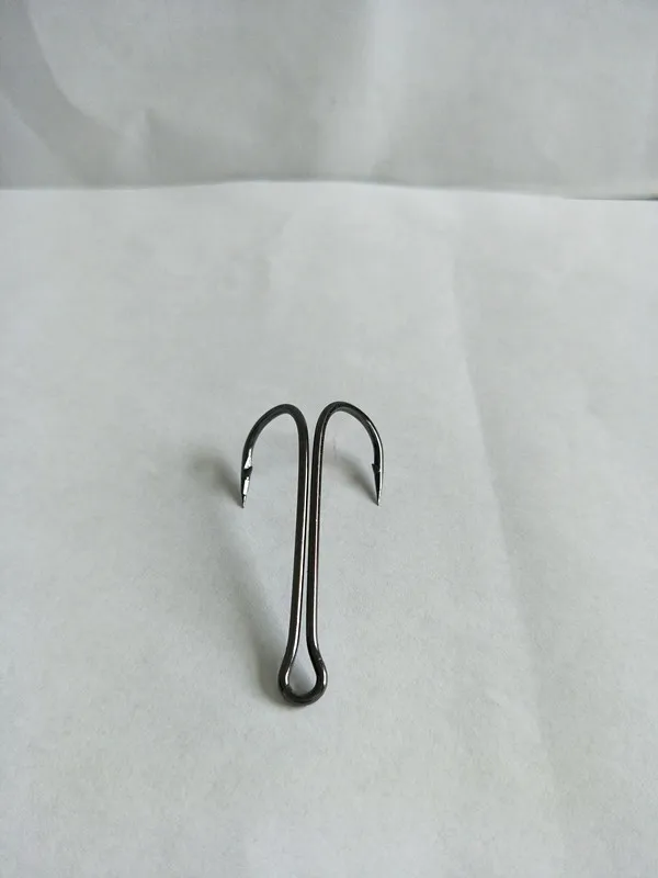 High Carbon Steel Long Double Hook - Buy Long Double Hook,Double Salmon ...