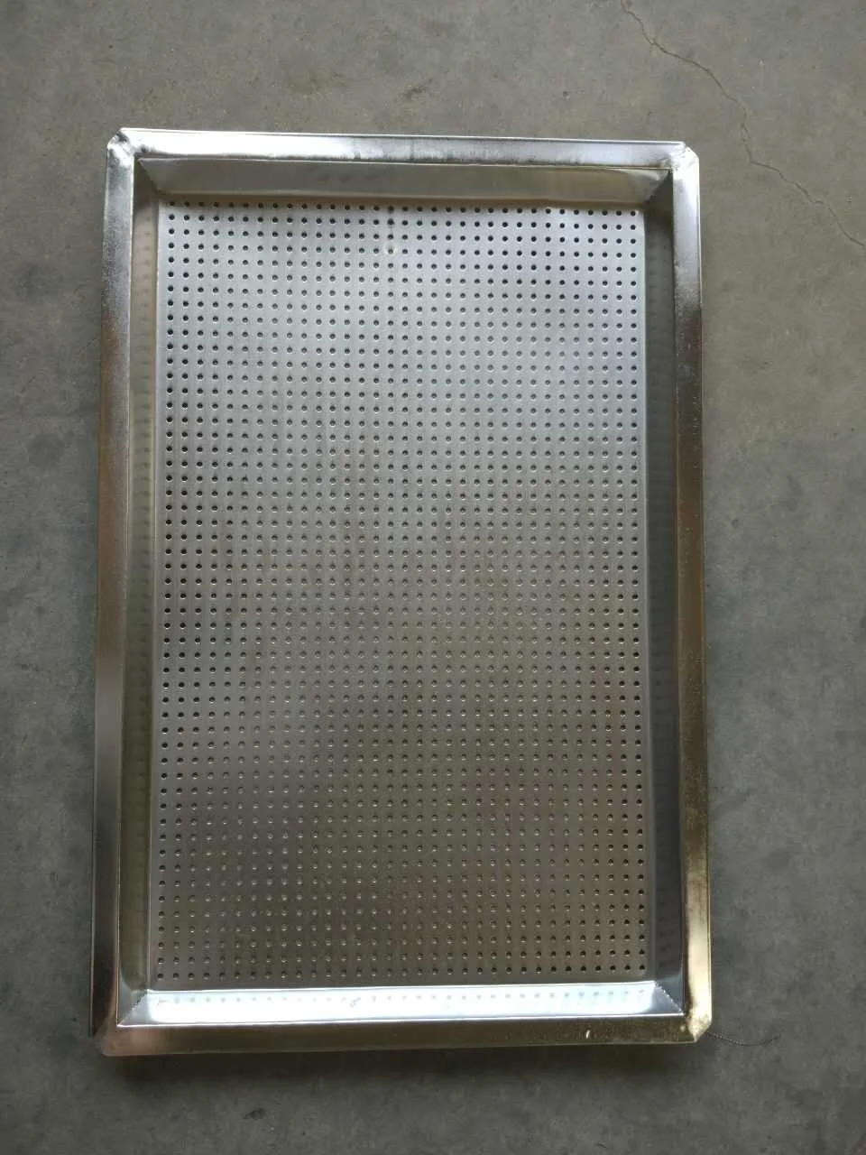 High Quality Food Grade Stainless Steel Perforated Mesh Trays for Drying