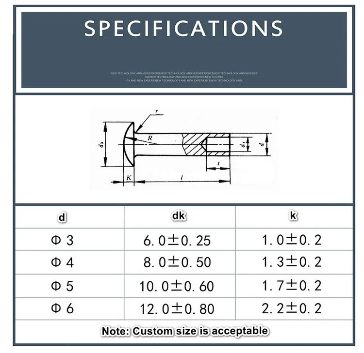 Wholesale China Manufacturer DIN GB Brass Plated Rivets