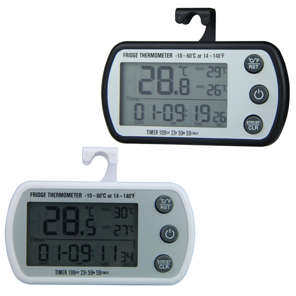 Digital Cold Room Freezer Thermometer With Timer Fridge Refrigerator ...