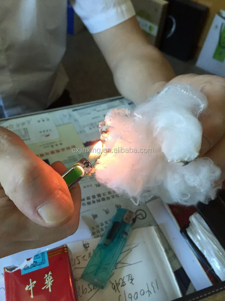 Flame Retardant Fire Retardant Nylon Staple Fiber For Carpet Spinning ...