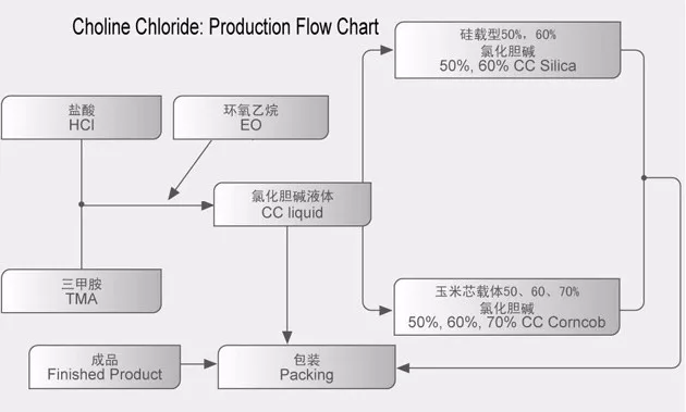 Iso & Fami-qs Certified Biggest Factory Choline Chloride 60% Corn Cob ...