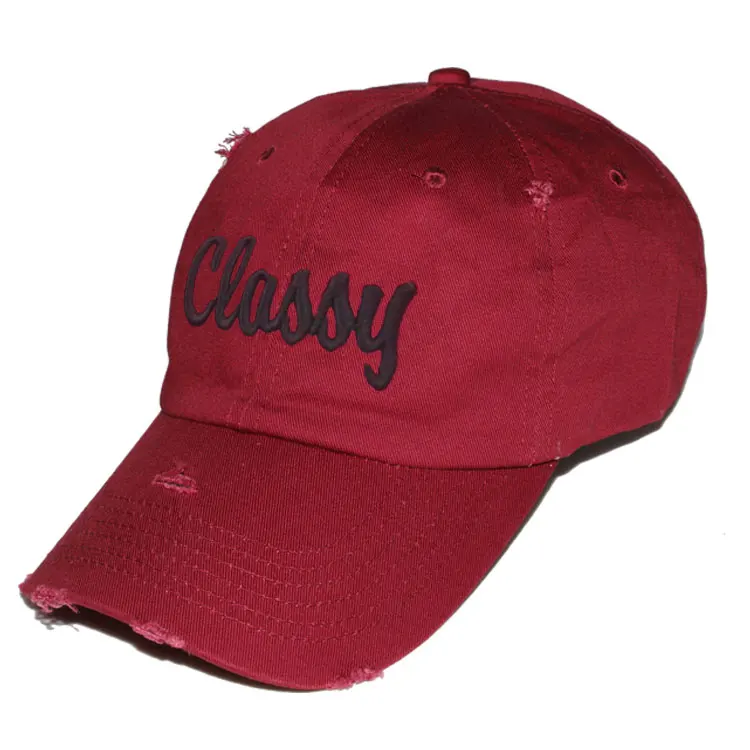 Wholesale Custom Logo Designed Plain Maroon Cotton 6 Panels Baseball ...