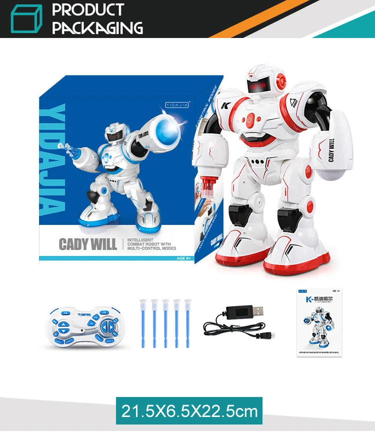 Gesture Touch Sensor Battle King Remote Control Fighting Robot With Arm ...