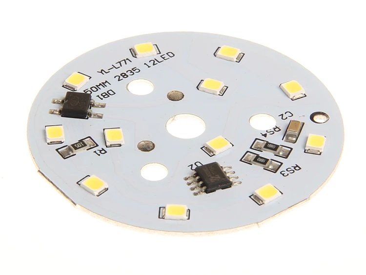 High Stability 50mm 2835 Chips Led Pcb Board With 5w 7w 9w - Buy 50mm ...