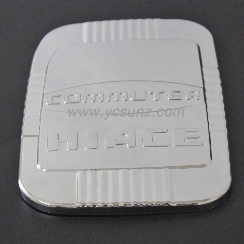 Hiace Commuter 2012 Chrome Fuel Tank Cover - Protection & Style