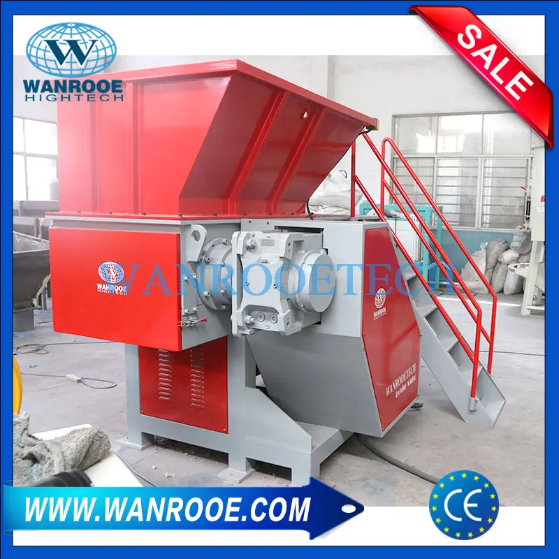 Single Shaft Wood Pallet Plastic Recycling Machine