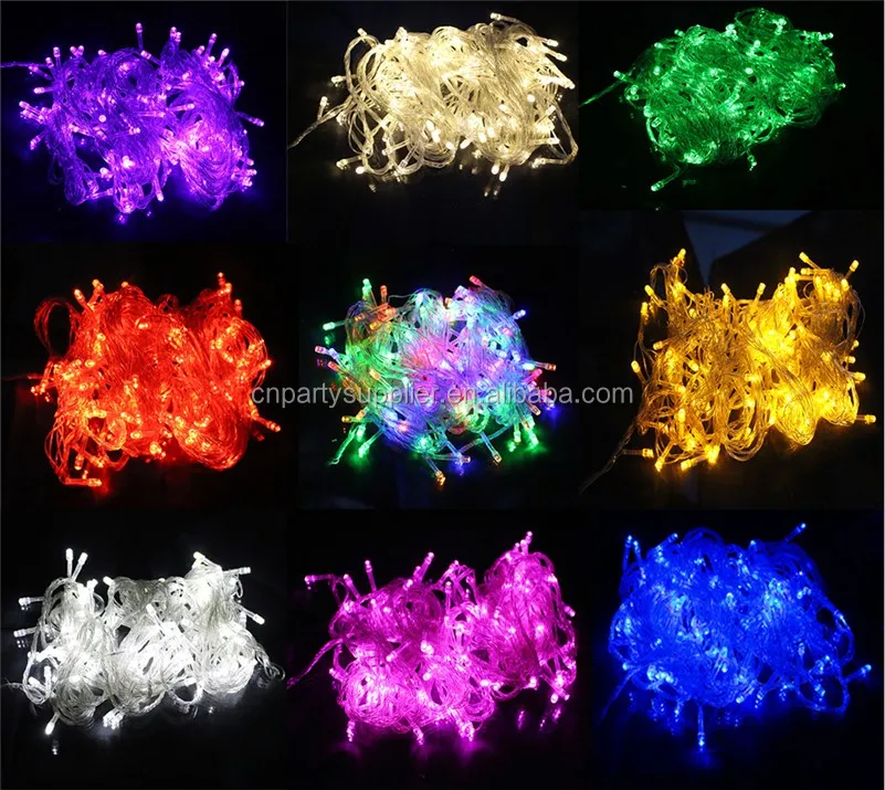 Led String Light 10m 100led Ac110v Or Ac220v Colorful Outdoor ...