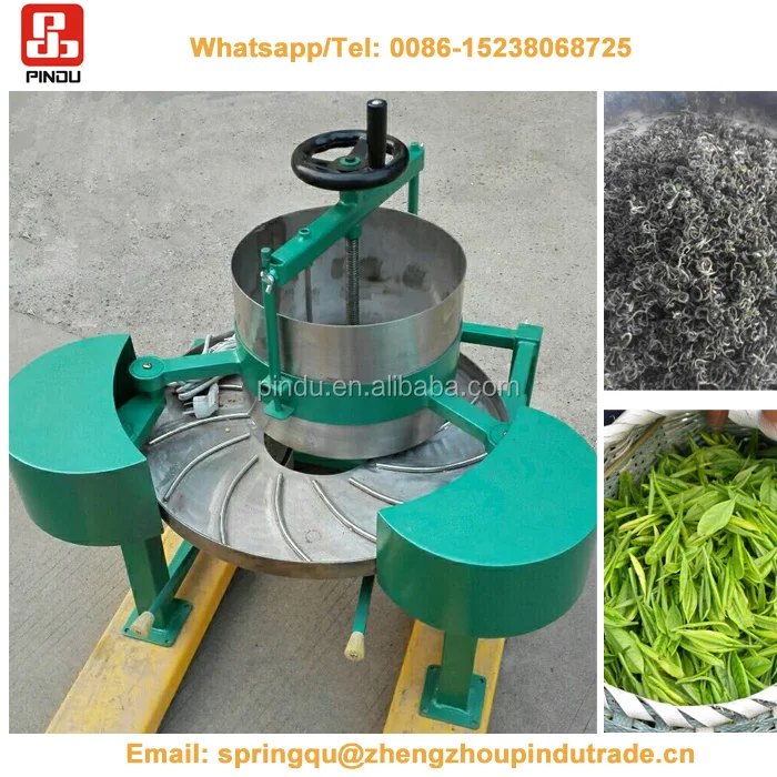 Small Adjustable Timing Green Black Tea Leaf Grinding Processing Making ...