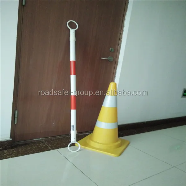 Road Safety Plastic Pole Traffic Cone Connect Pole - Buy Cone Connect ...