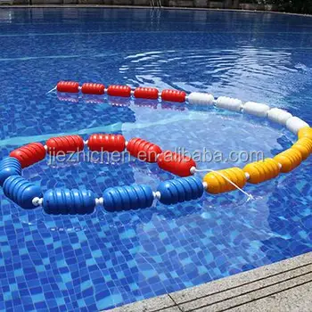 Competitive Swimming Pool Equipment Spiral Float Line Lane Ropes ...