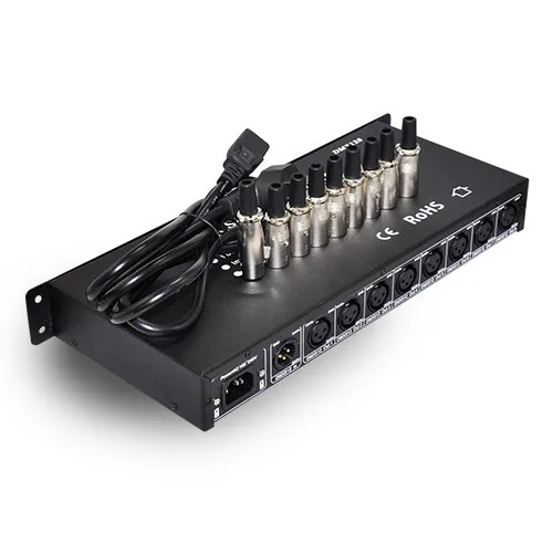 8 Channels Dmx512 Signal Amplifier Multi Ports Dmx512 Signal Distributor 8 Dmx512 Out Port Dmx ...