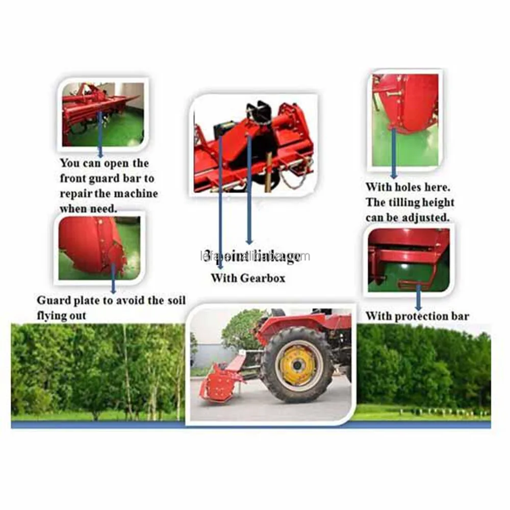 China 3 Point Farm Tractor Linkage Pto Drive Rototillers Agriculture ...