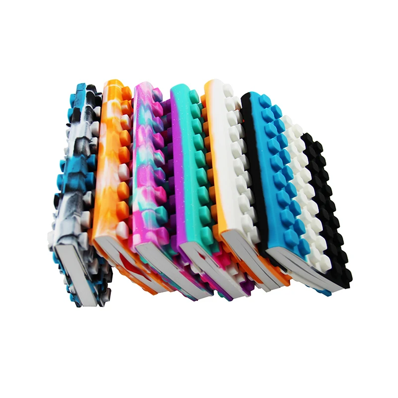 Custom A4 A5 A6 A7creative Blocks School Notebook Silicone Notebook ...