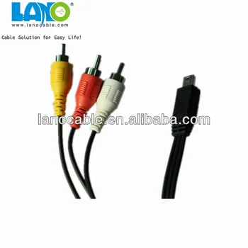 Professional Mini Usb To Rgb Rca Male To Male Cable - Buy Rgb Cable To ...