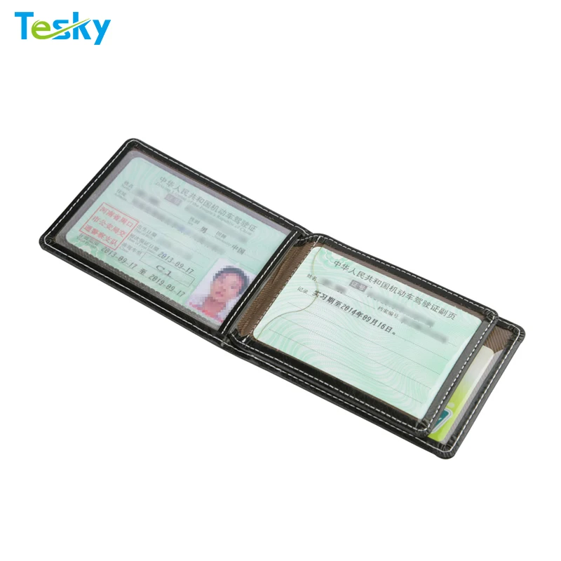 2019 Hot-selling Leather Driving License Cheap Price Licence Wallet ...