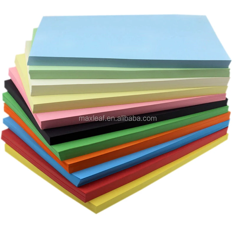 150gsm A4 Multi Colors Colored Hard Paper Cardboard - Buy Colored Hard ...