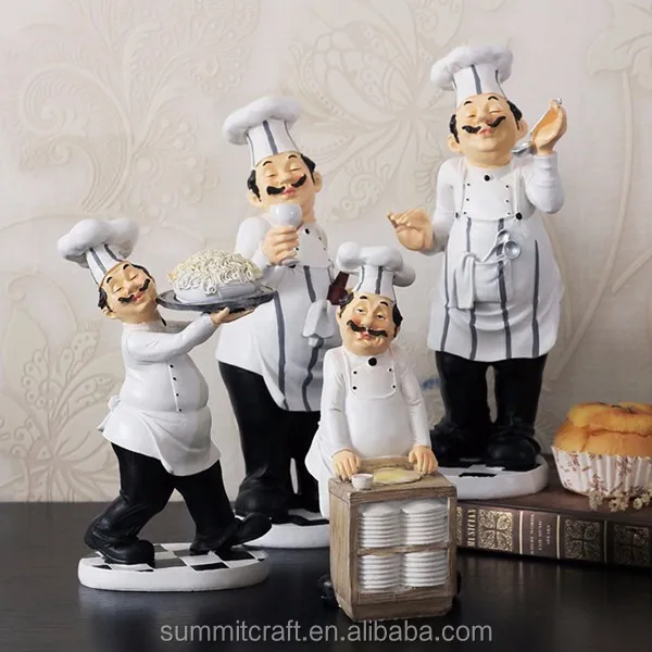 Funny Kitchen Chef Figurines - Perfect for Restaurant Decor