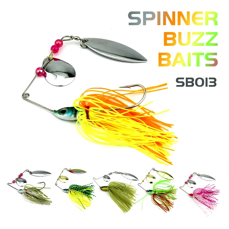 Mix Color Fishing Jigs Rubber Skirt Lure Swim Buzz Lead Jig Head - Buy ...